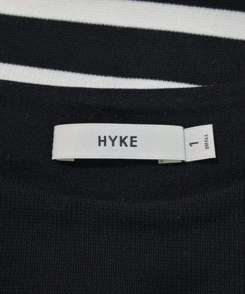 HYKE Tee Shirts/Tops BlackxWhite(Border) 0351826E0007 | Online Thrift ...