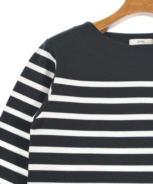 HYKE Tee Shirts/Tops BlackxWhite(Border) 0351826E0007 | Online Thrift ...